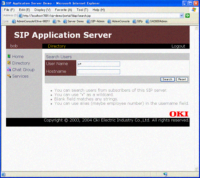 Sip Demo Users Guide Sip Servlet Engine